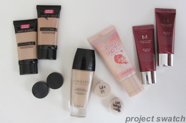 More Light-Medium Foundation Swatches - Project Swatch